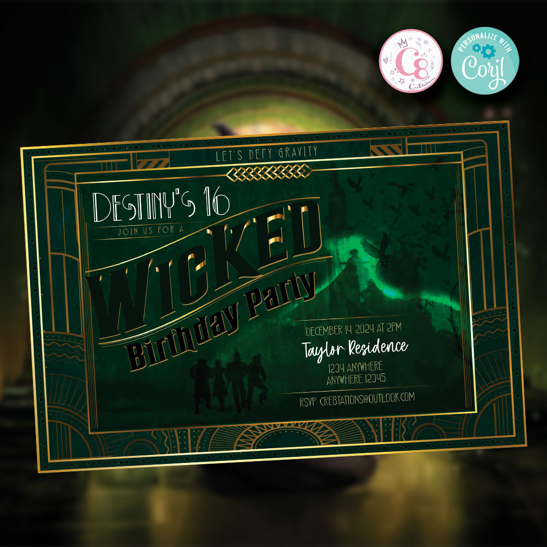 Creative Digital Party Invitations & Favors – Cre8tations